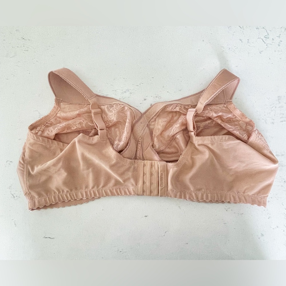 Glamorise Beige Nude Full Figure Bra Size 48h Nwot - Gem
